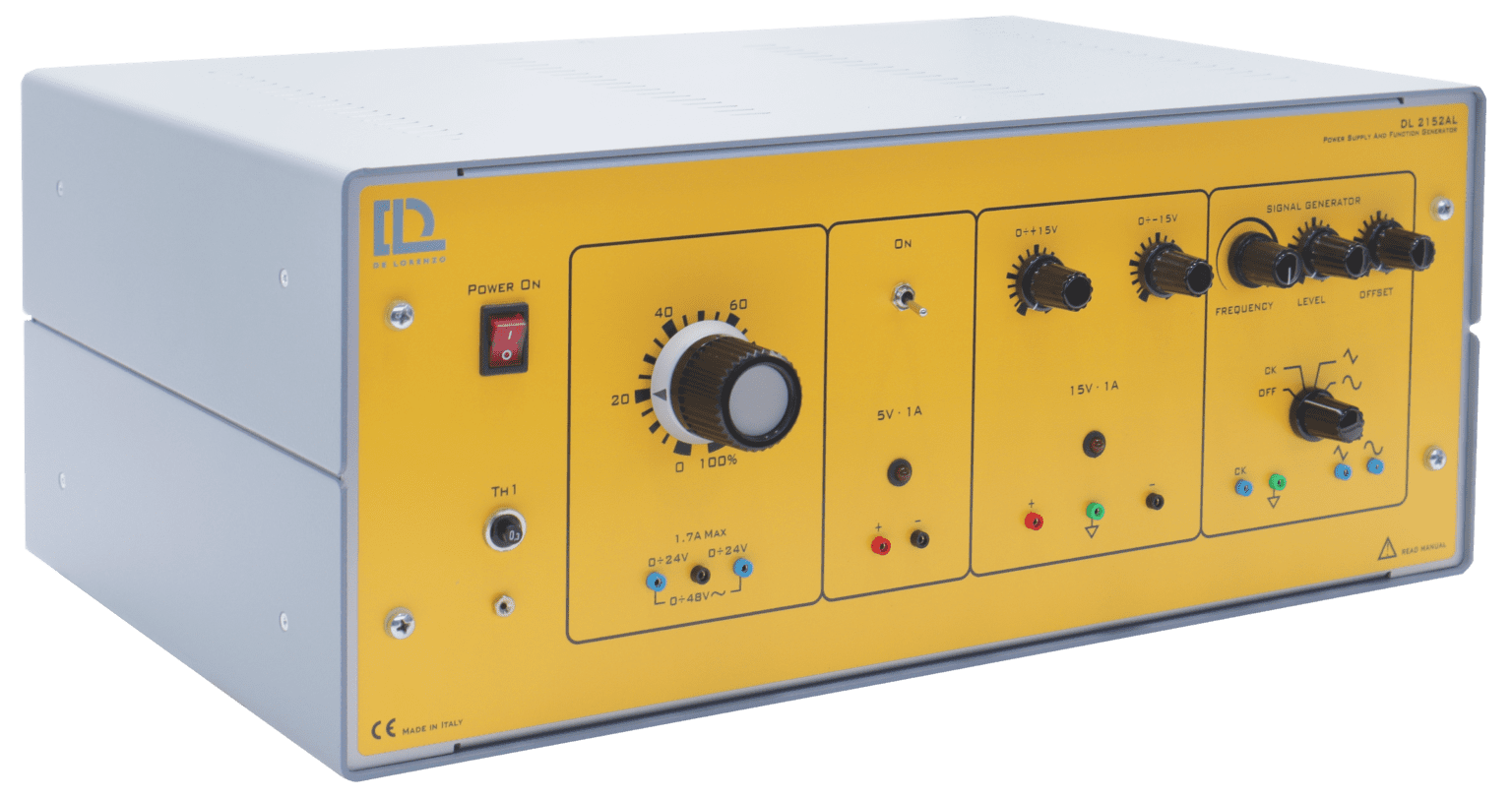 POWER SUPPLY AND FUNCTION GENERATOR - De Lorenzo Training & Didactical ...