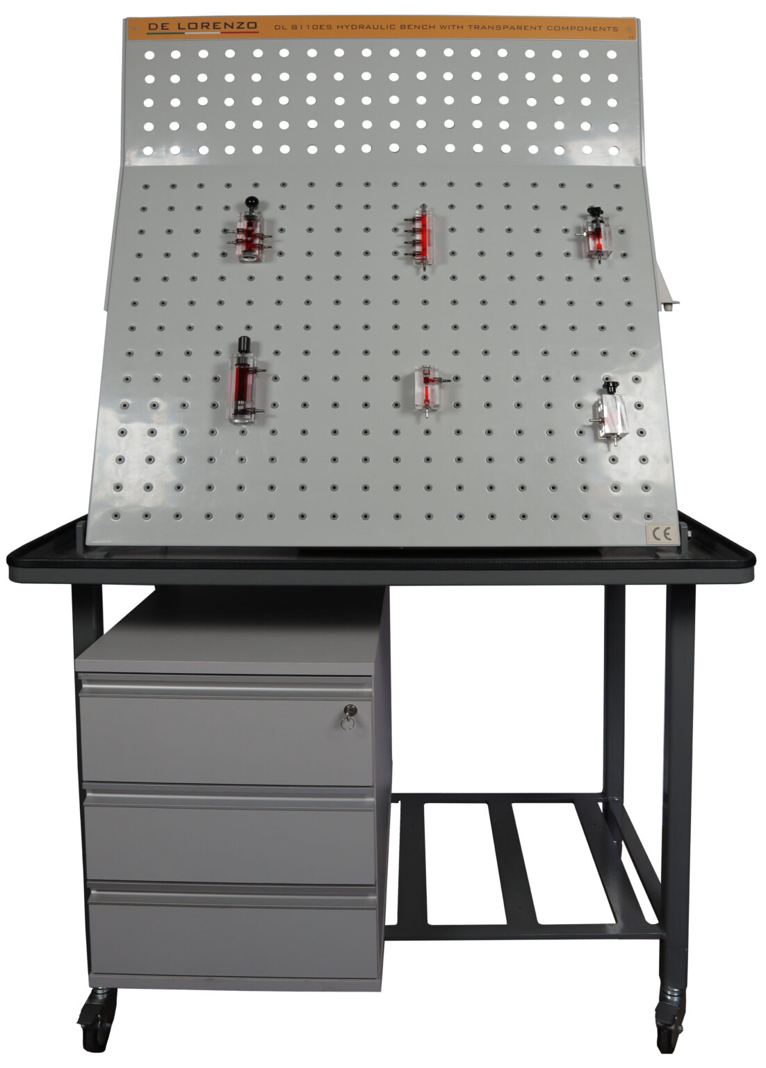 HYDRAULIC BENCH WITH TRANSPARENT COMPONENTS - De Lorenzo Training ...