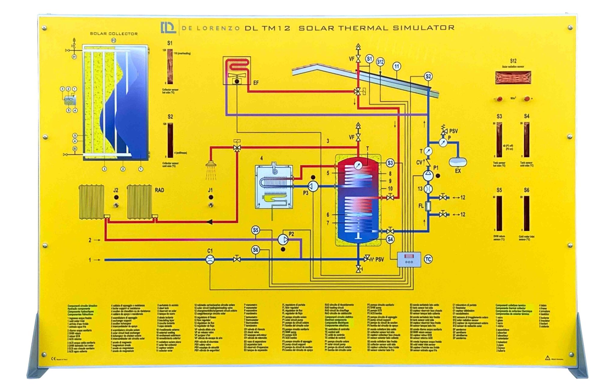SOLAR THERMAL HOME PLANT SIMULATOR - De Lorenzo Training & Didactical ...