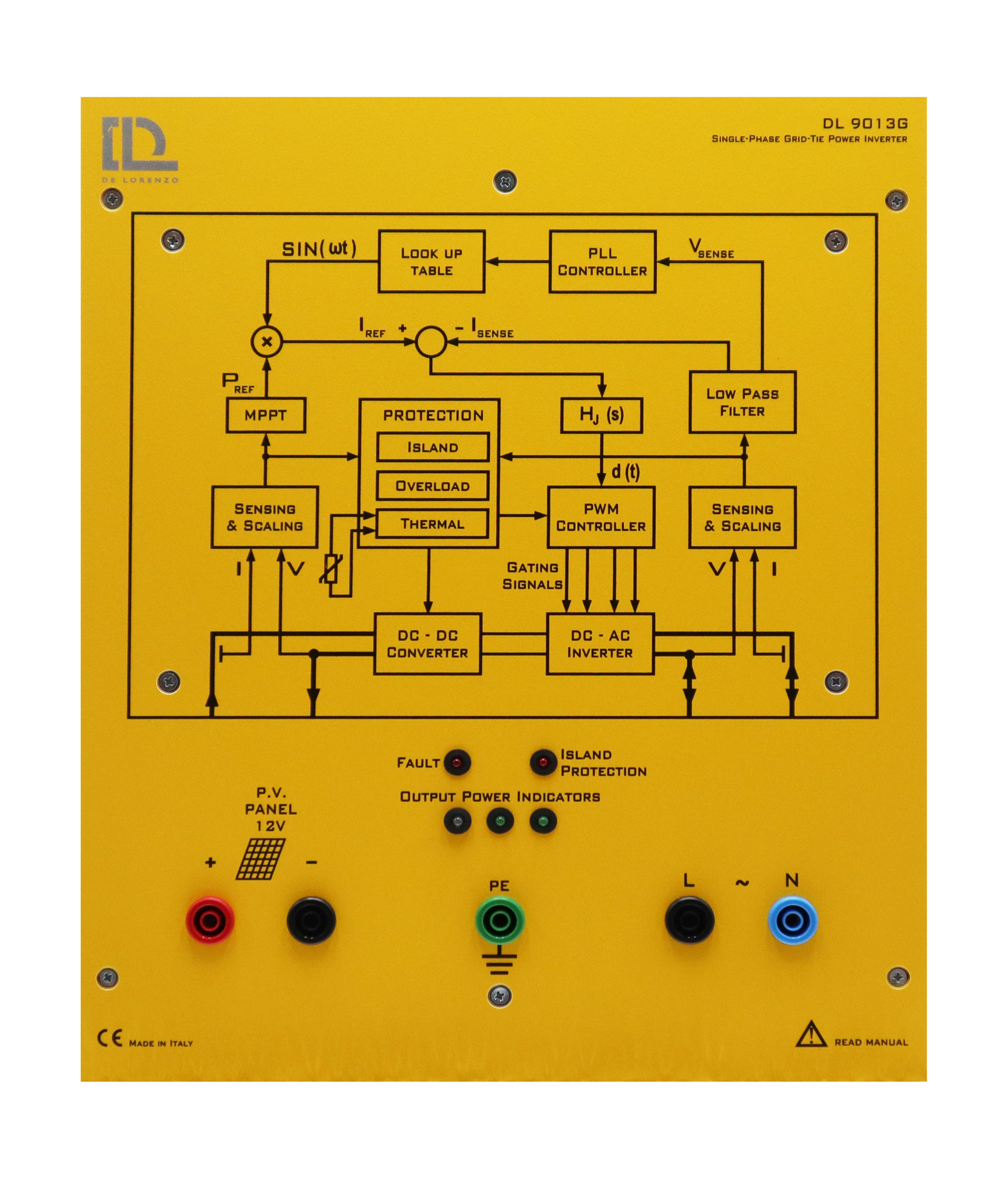 INVERTER GRID - De Lorenzo Training & Didactical Equipment